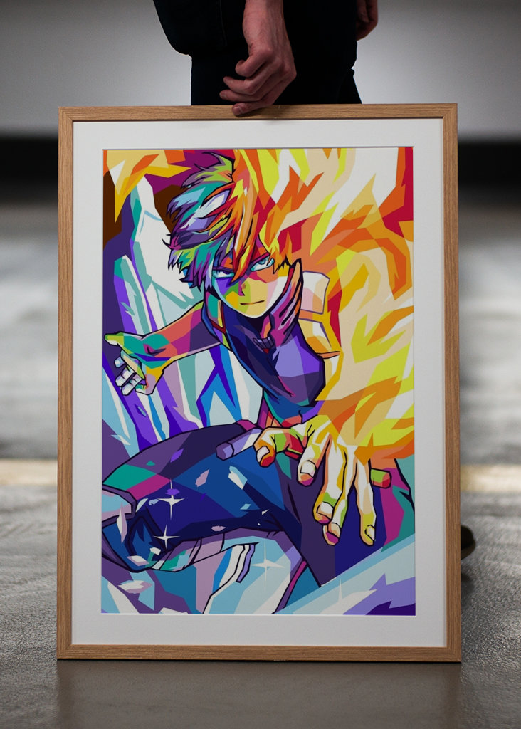 Todoroki Shoto Poster von Shichiro Ken | Printler