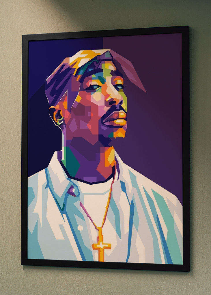 2pac Shakur Poster von Agil Topann | Printler
