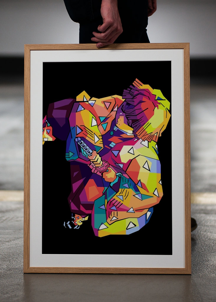 Zenitsu Pop Art Poster von Maftuhi | Printler