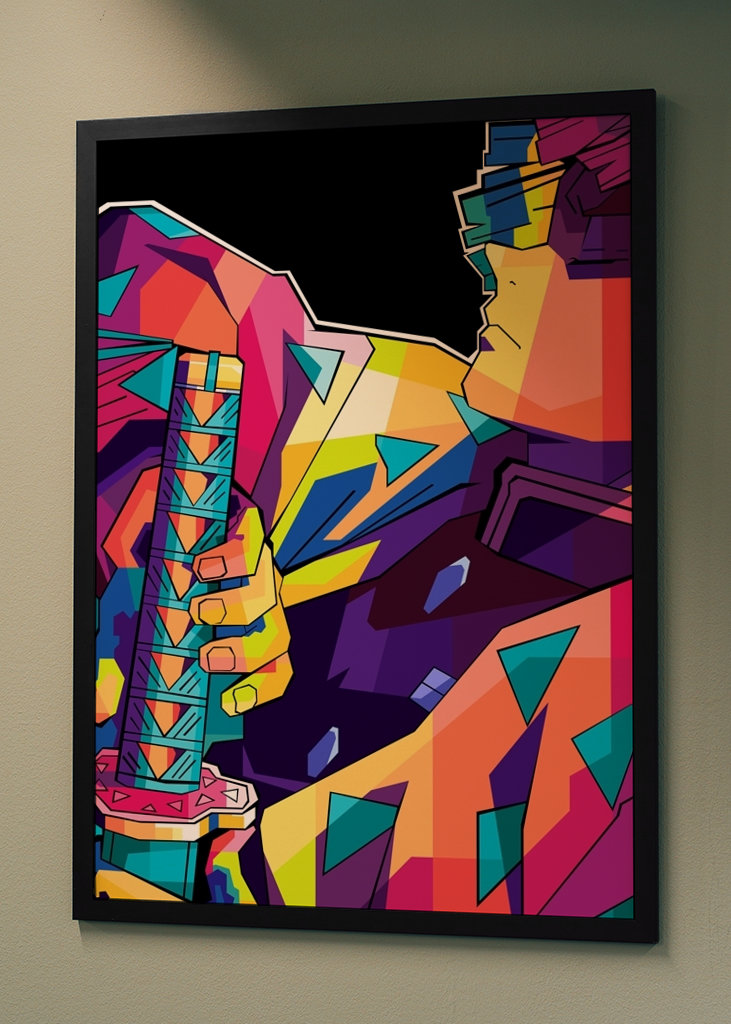 Zenitsu Pop Art Poster von Maftuhi | Printler