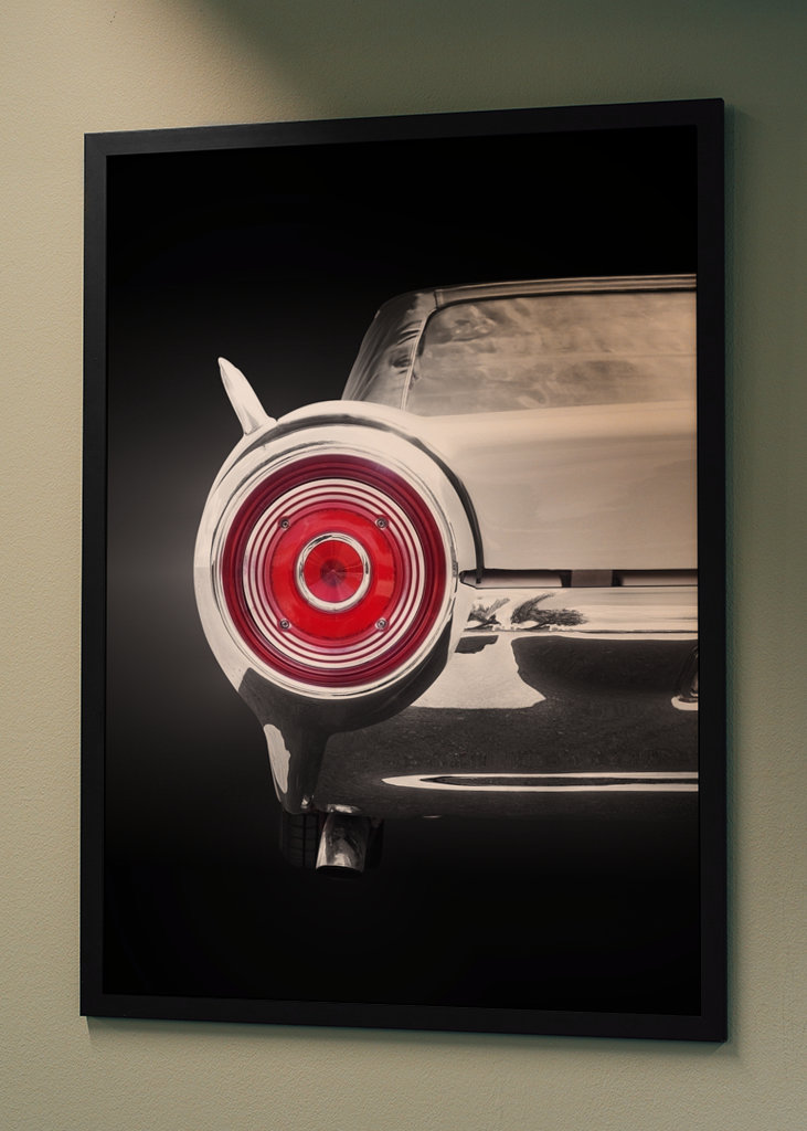 US Oldtimer Thunderbird 1962 Poster von Beate Gube | Printler