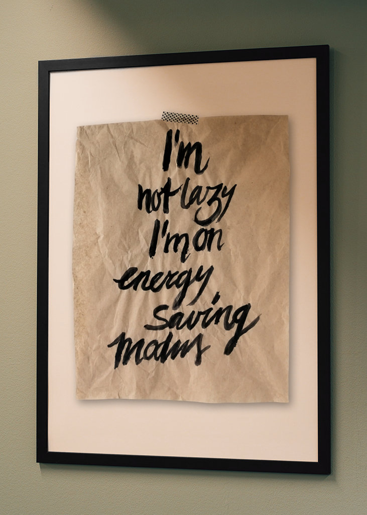 lazy Poster von kathrin krieter | Printler