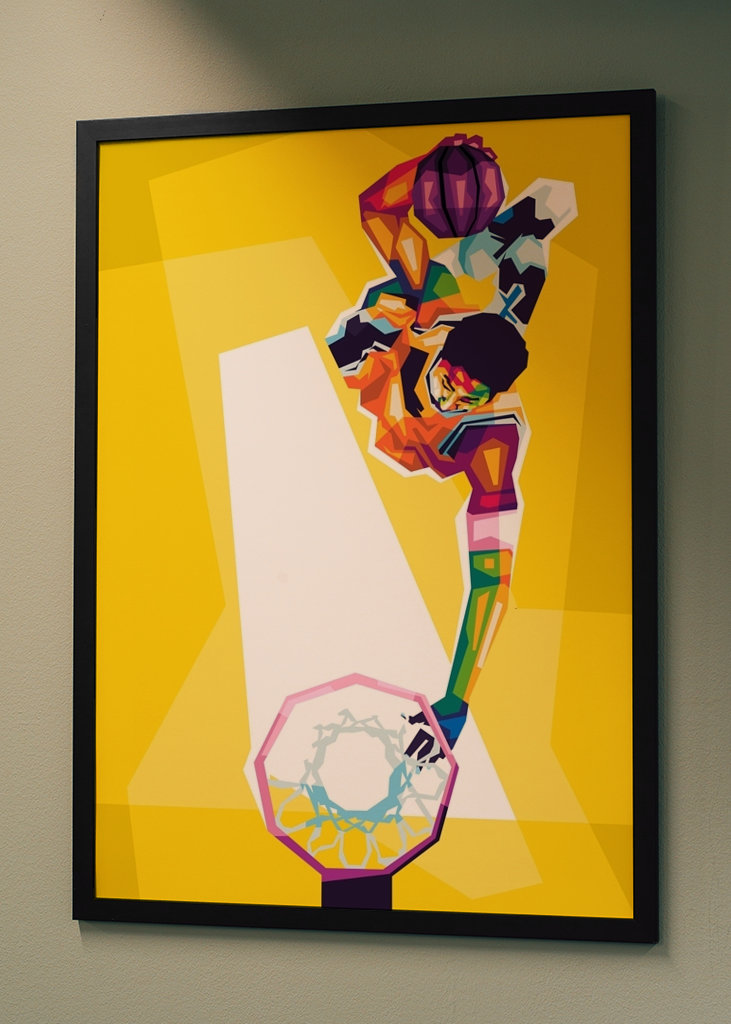 Kobe Bryant Basketball Poster von Dede Wiradinata | Printler