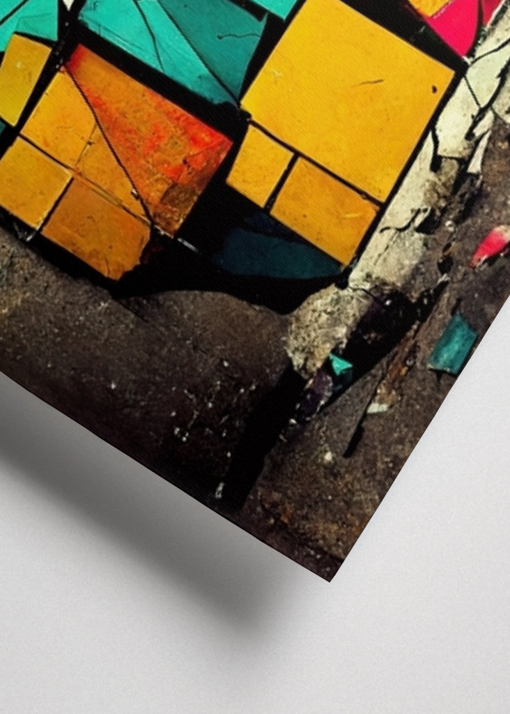 Shattered cubism V2 posters & prints by Decker Studios - Printler