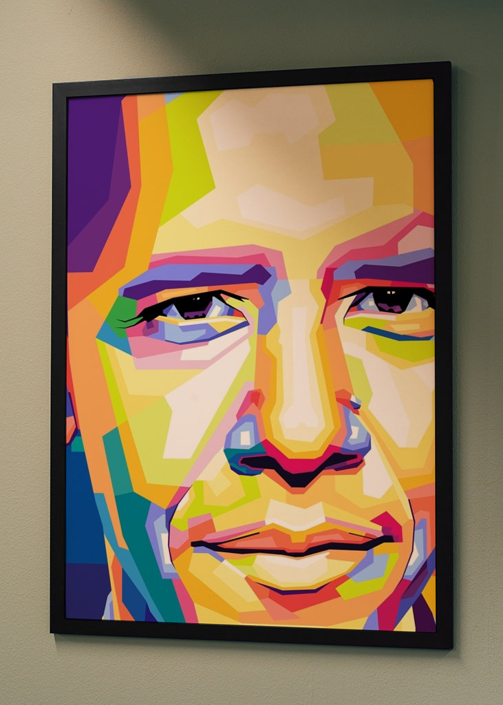 Barack Obamas Pop-Art-Stil Poster von Maftuhi | Printler