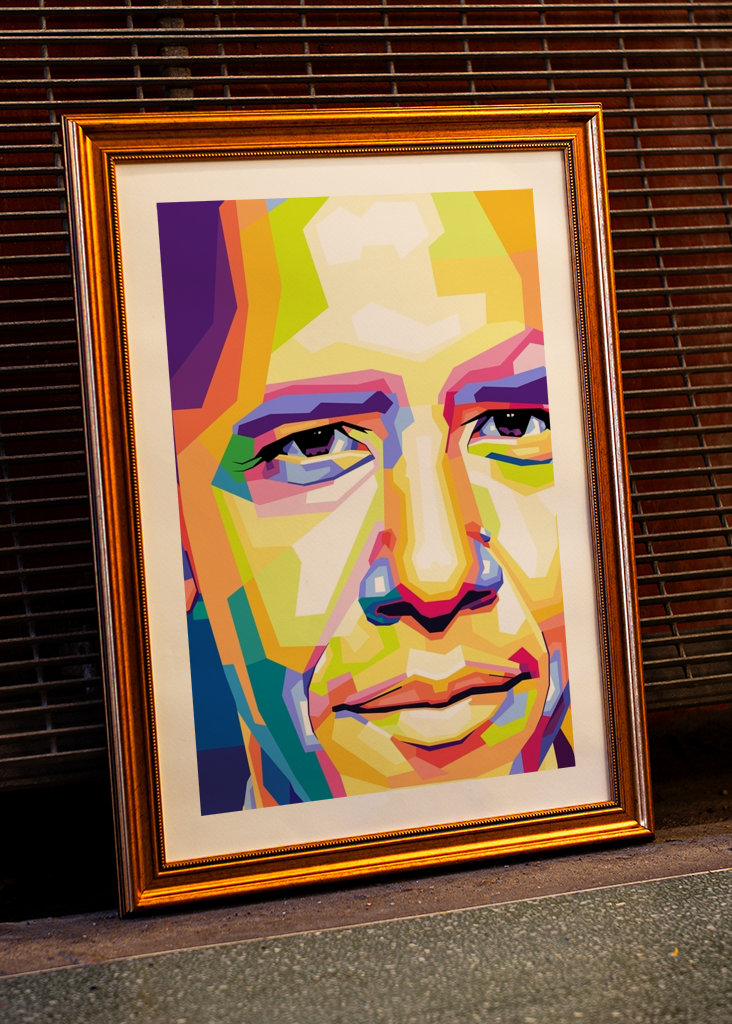 Barack Obamas Pop-Art-Stil Poster von Maftuhi | Printler
