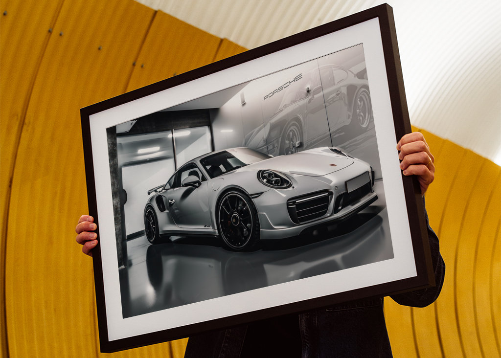 Porsche Garage Poster von Remigius Wloczkowski | Printler