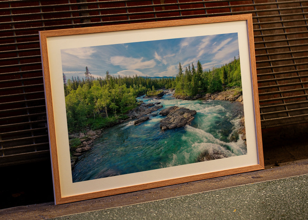 Gaustejokk von L.Jonsson Poster von Ludwig Jonsson | Printler