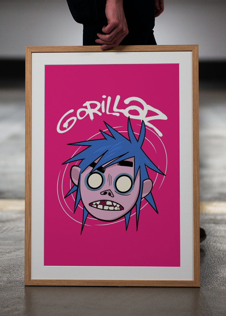 Stuart Pot Gorillaz Poster von Rockystr | Printler