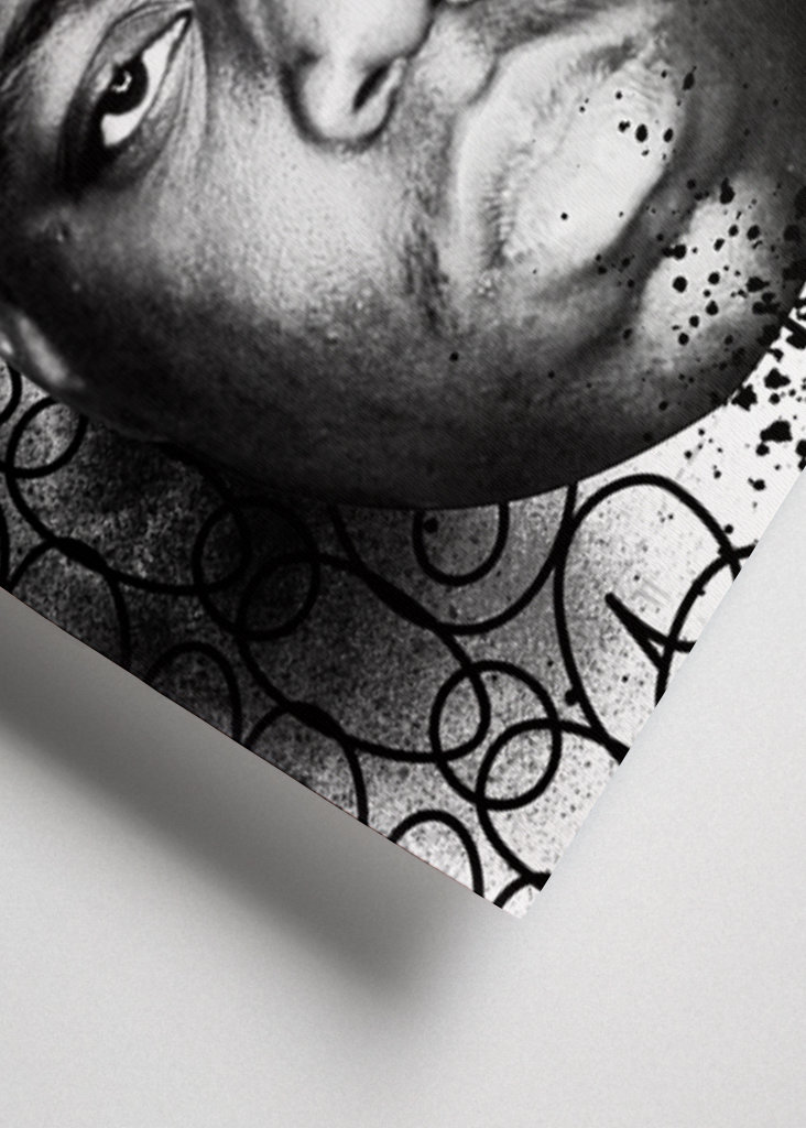 Berüchtigter großer Graffiti-Rapper Poster von edson ramos | Printler