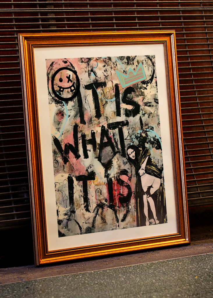 I just don't give a F*ck Poster von Stefan Bammert | Printler