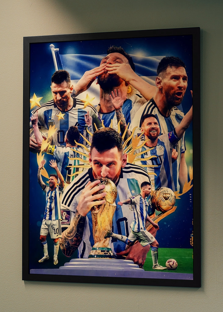 Lionel Messi Poster von Jeff Creative | Printler