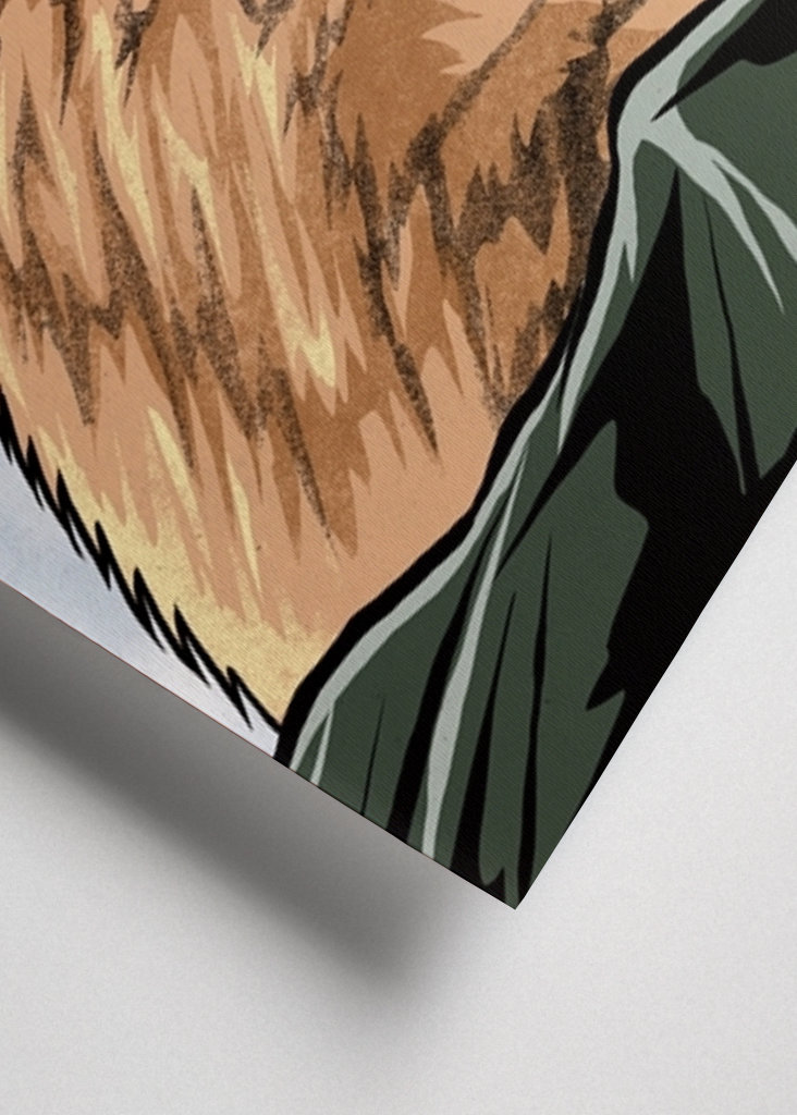 Schreiendes Cowboy-Katzen-Meme Poster von Adam Khabibi | Printler