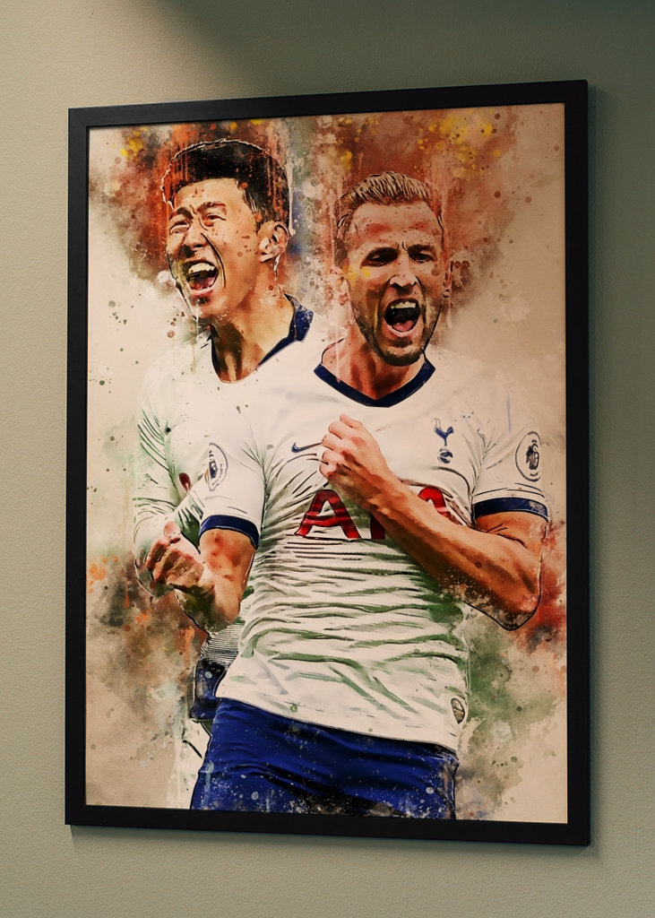 Harry Kane & Sohn Heung-min Poster von Tian Arina | Printler
