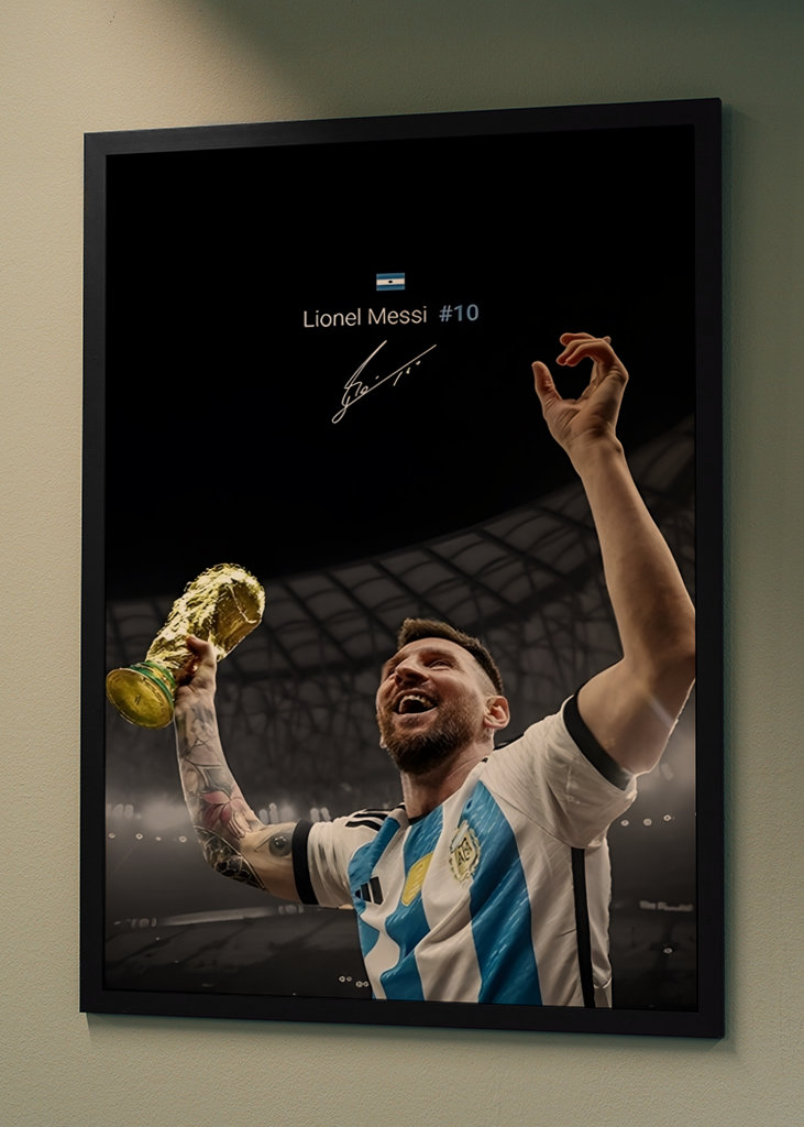 Lionel Messi Poster posters & prints by KunStudio - Printler