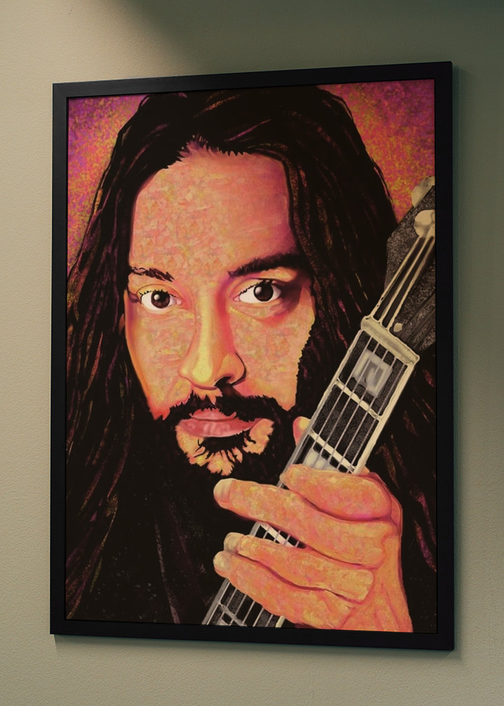 Kim Thayil Poster von Larry King | Printler