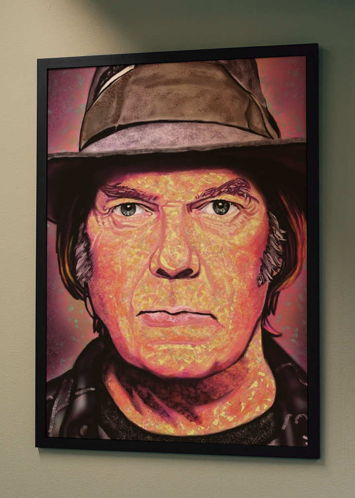 Neil Jung Poster von Larry King | Printler