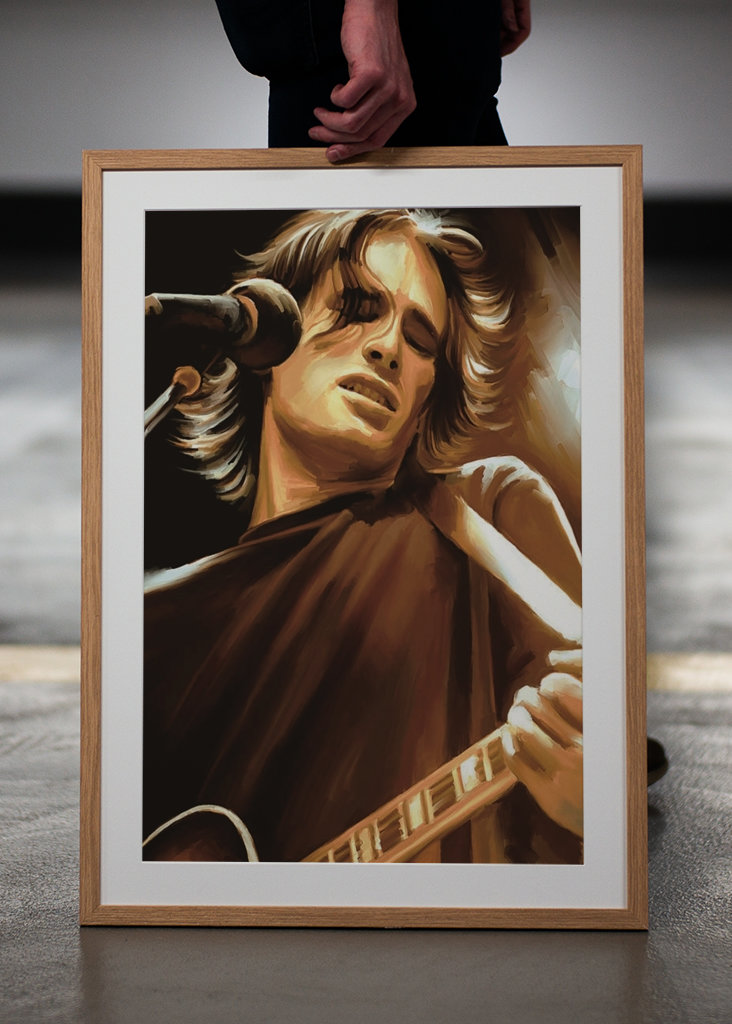 Jeff Buckley Poster von Larry King | Printler