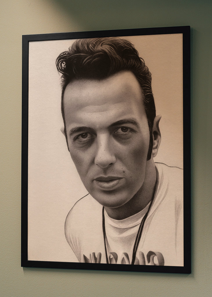 Joe Strummer Poster von Dennis Deep | Printler
