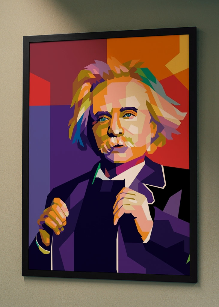 Albert Einstein Poster von Mu'ifatin . | Printler