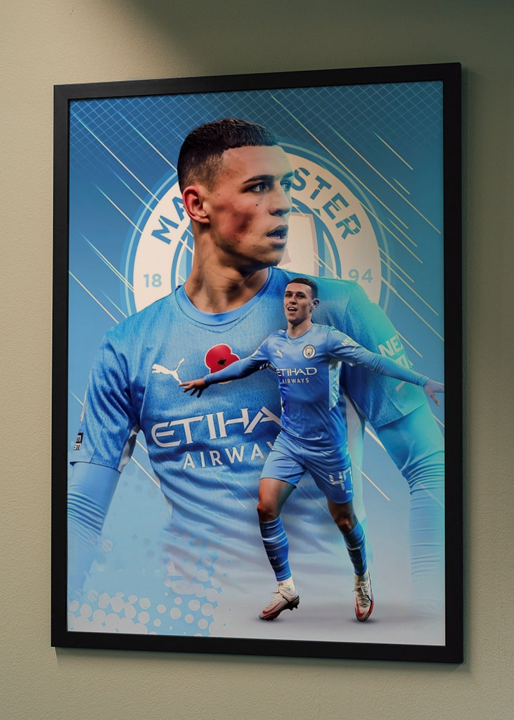 Phil Foden posters & prints by Noto Diharjo Semi - Printler
