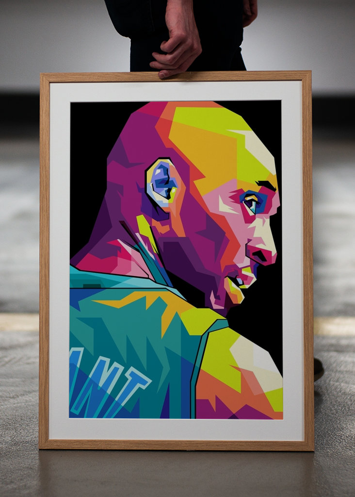 Kobe Bryant Basketball Poster von Maryani . | Printler