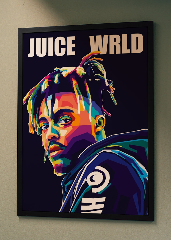 Juice Wrld Pop Art Poster von Al Basith | Printler