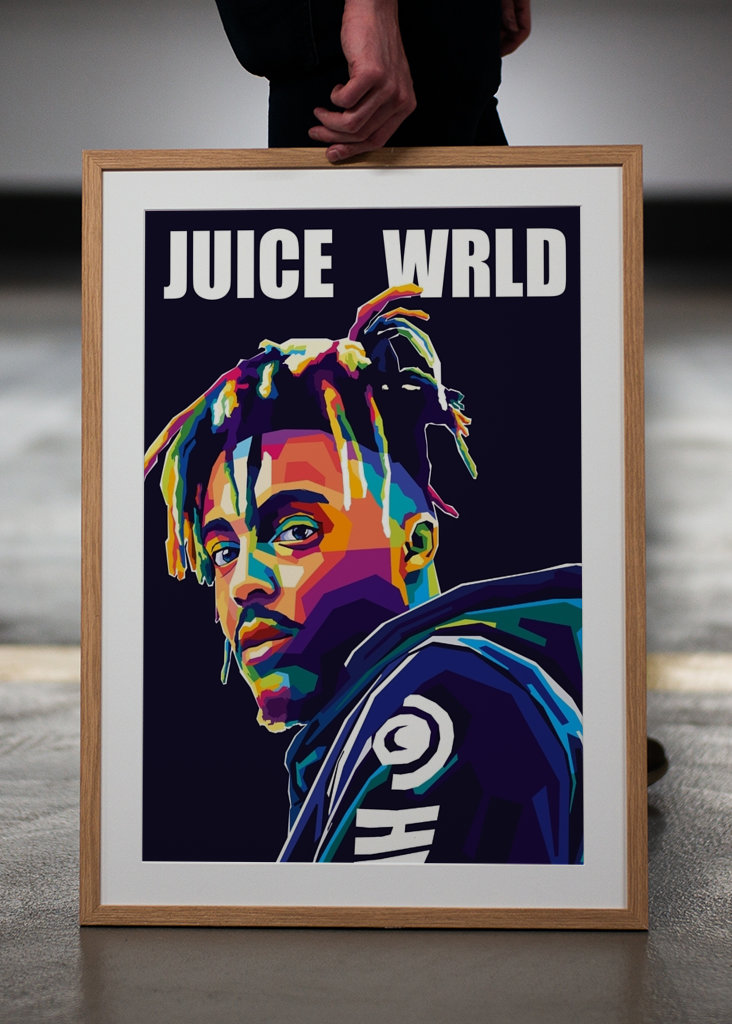 Juice Wrld Pop Art Poster von Al Basith | Printler