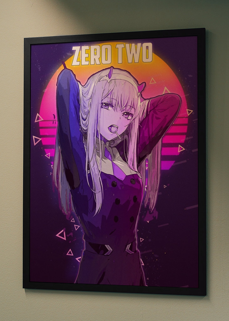 Zero Two Poster von Color Retro | Printler
