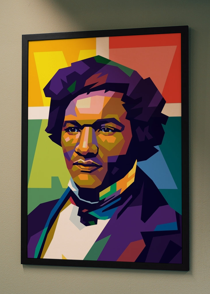 Frederick Douglass Poster von Mu'ifatin . | Printler