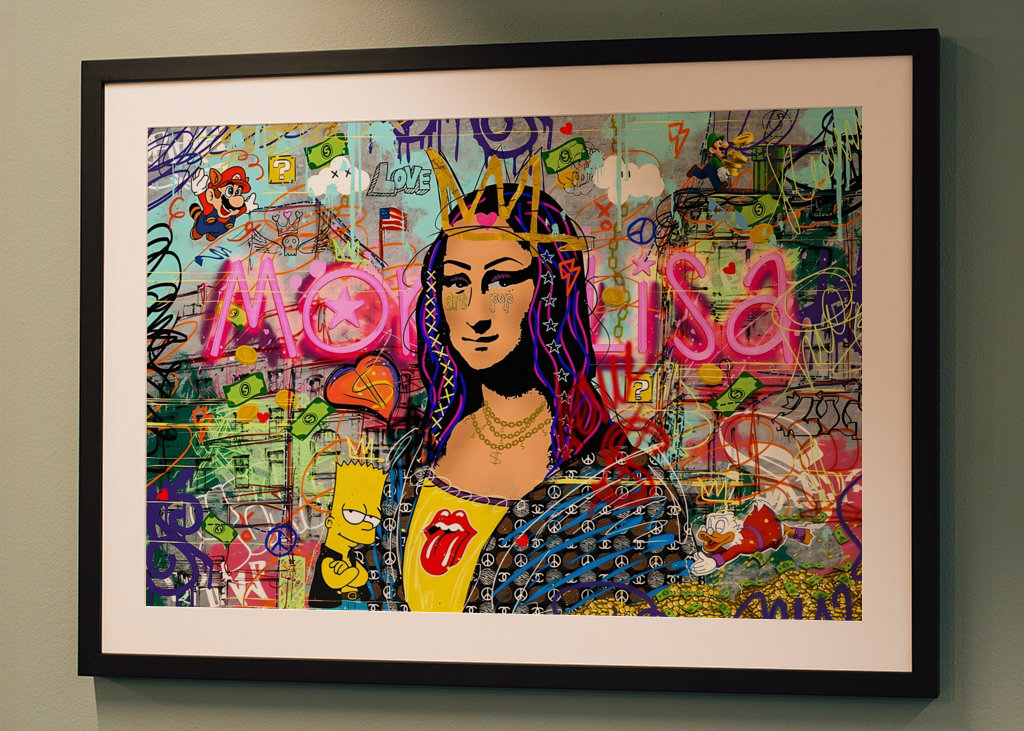 Leinwand Pop Art Mona Lisa Poster von Sucana | Printler
