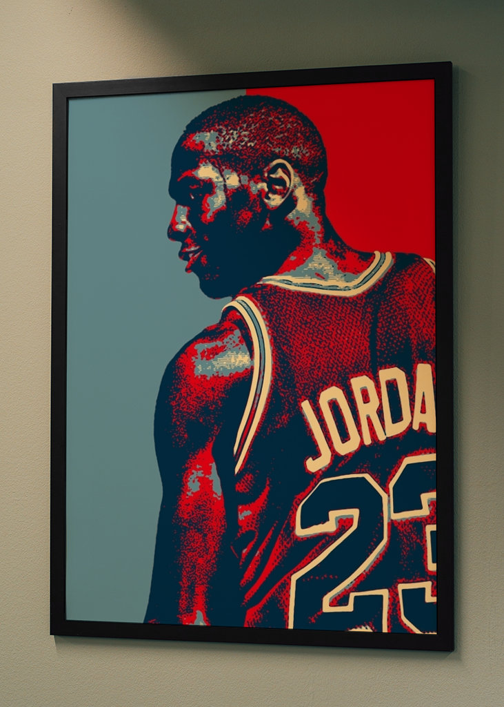 Michael Jordan Poster von Iconic Posterz | Printler