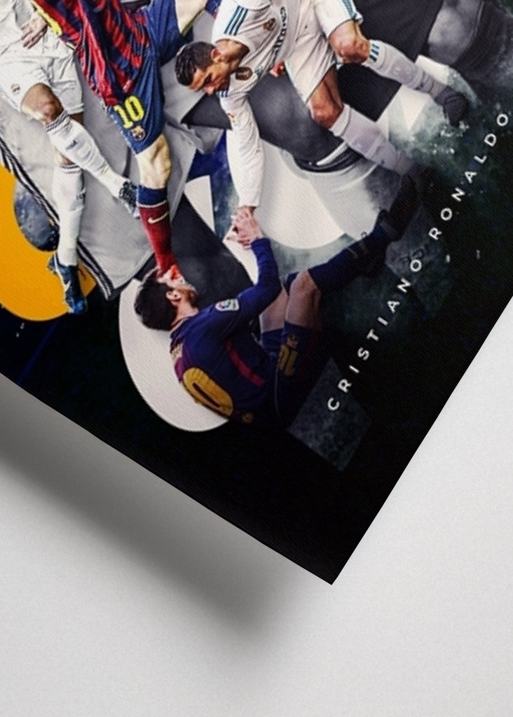 Ronaldo x Messi GOAT posters & prints by Limited Edition - Printler