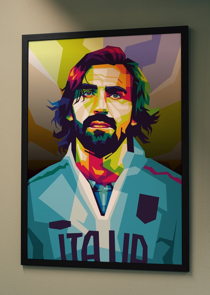 Andrea Pirlo Poster von Dede wira | Printler