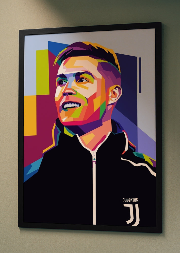 C Ronaldo Wpap Pop Art Poster von Al Basith | Printler