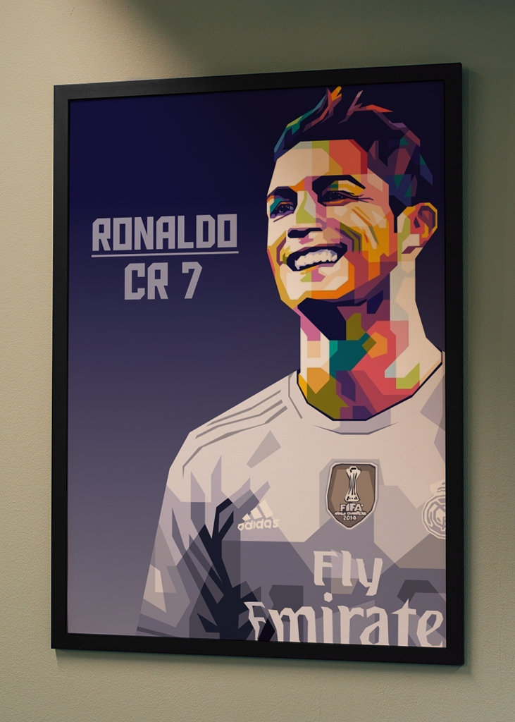 Cristiano Ronaldo CR7 Poster von Agil Topann | Printler