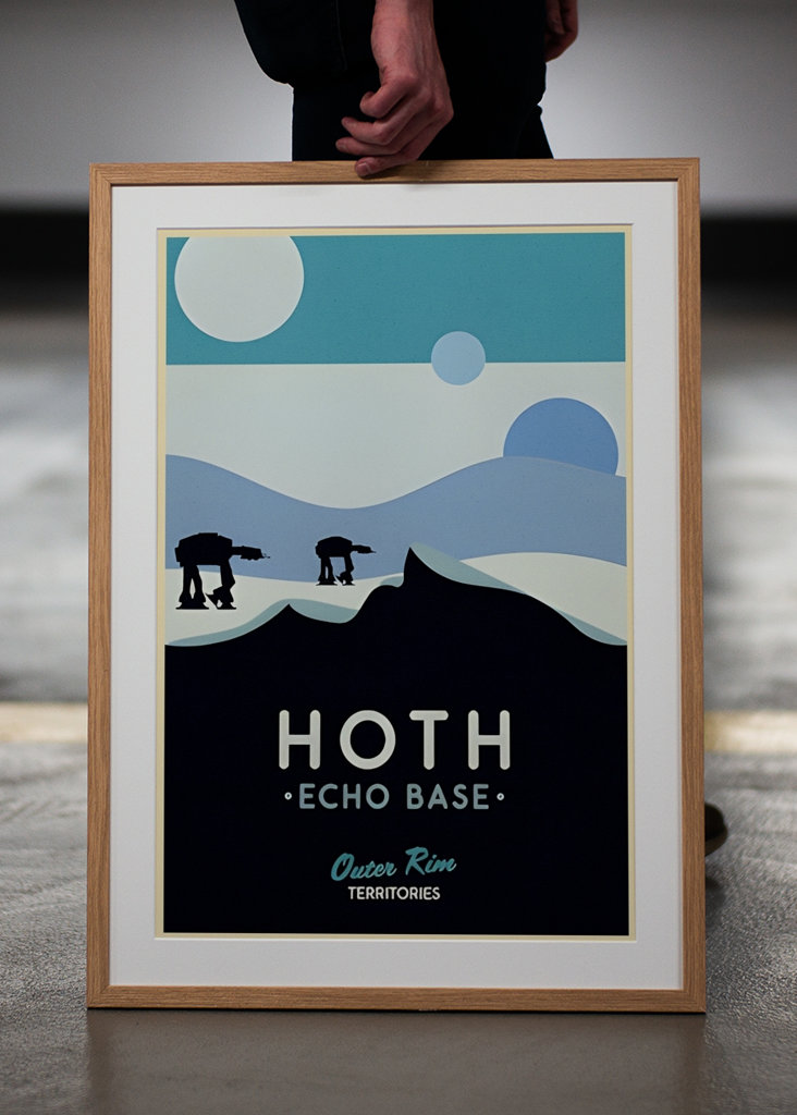 Star Wars Planet Poster Poster von Takashi | Printler