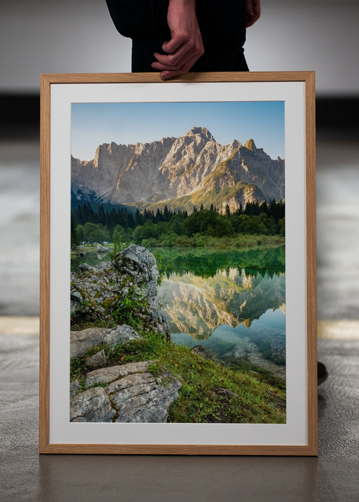 Lago di Fusine - Dolomiten Poster von Oliver Fagerer | Printler
