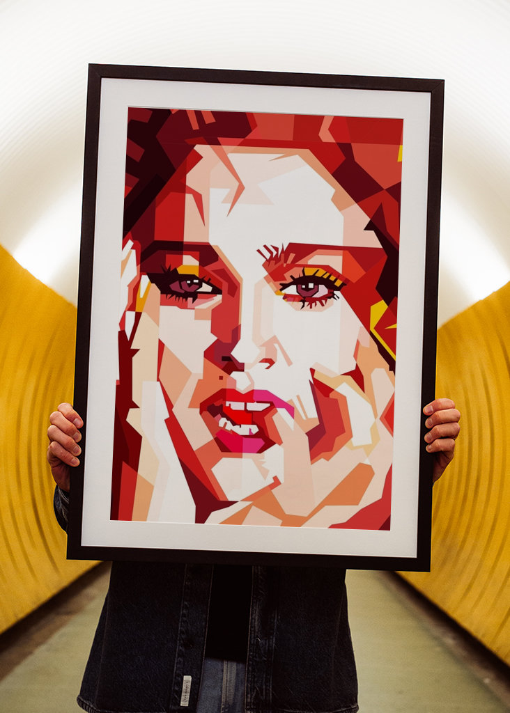 Madonna 80s Retro Pop posters & prints by WPAP Pop Art Portrait - Printler