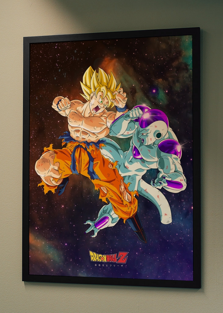 Pertarungan Son Goku vs Frieza Poster von zun graphic | Printler