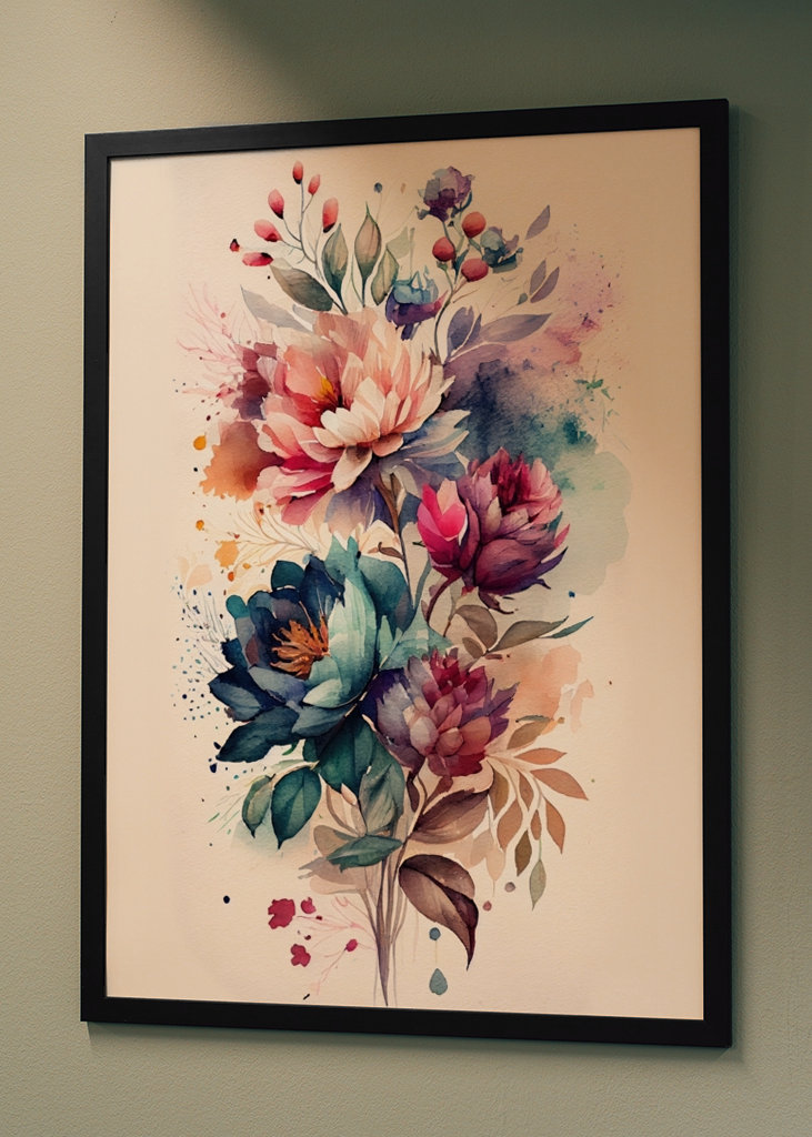 Watercolor Flower posters & prints by Natural Beauty - Printler