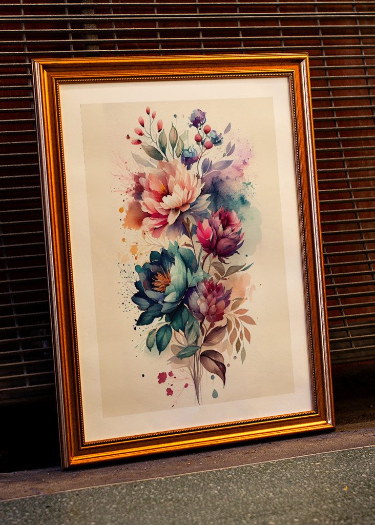 Watercolor Flower posters & prints by Natural Beauty - Printler