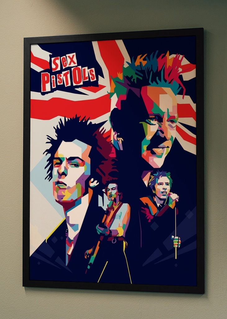 Sex Pistols Wpap Poster Von Fantasy Poster Printler