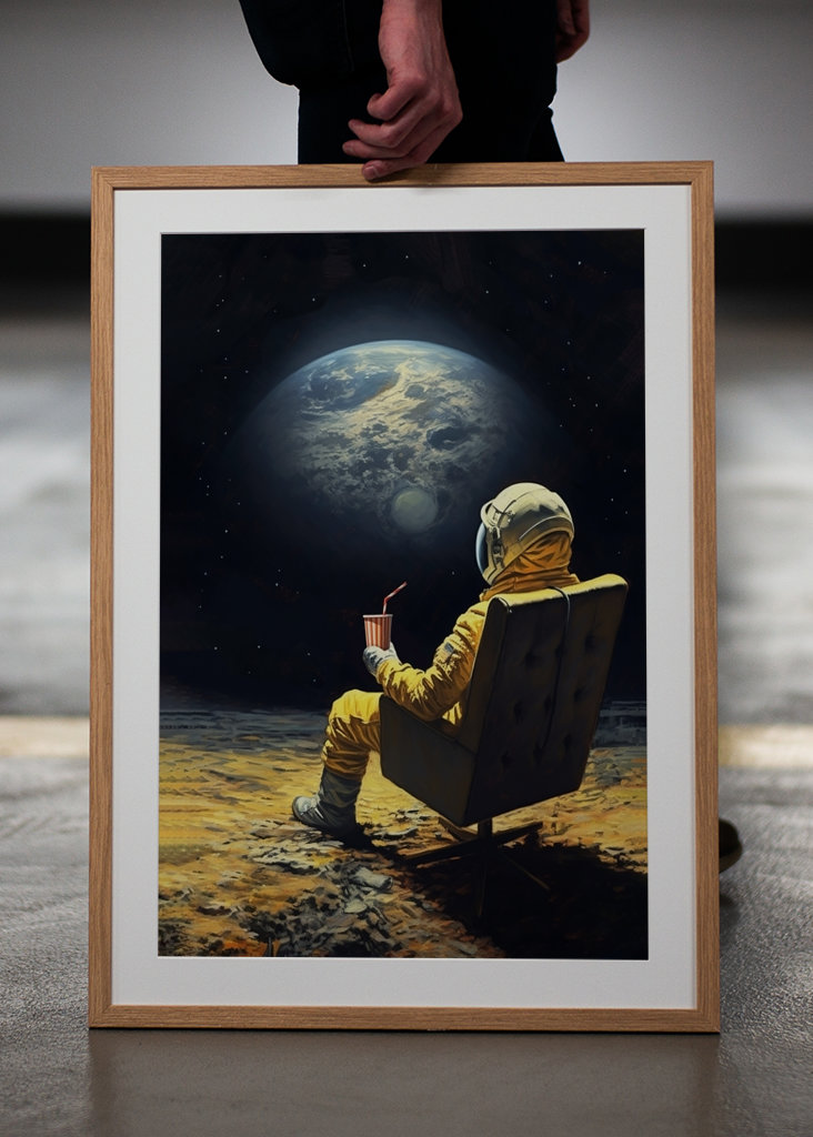 Moon Break Poster von Dikhotomy | Printler