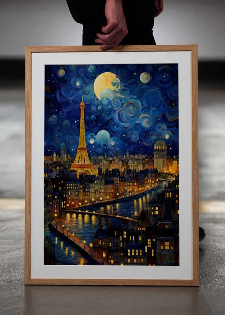 Paris poster av Nur Rydberg - Printler