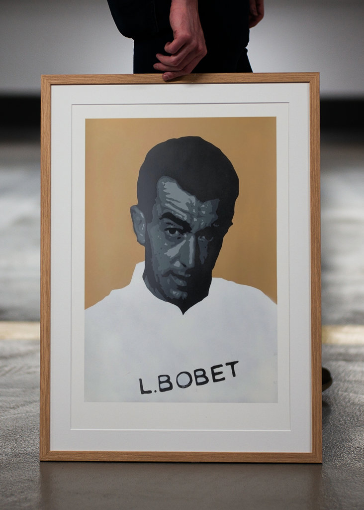 Rennrad Legenden - L. Bobet Poster von Moritz Mannhardt | Printler