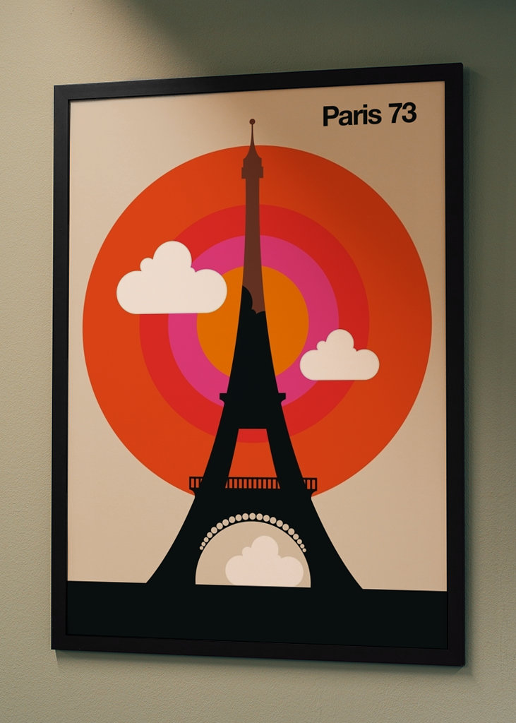 Paris 73 Poster von Bo Lundberg | Printler