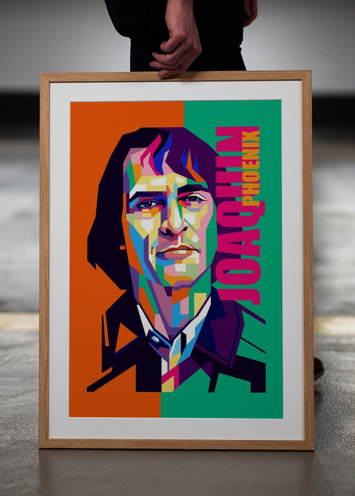 Joaquin Phoenix Pop Art Syle Poster von Cholik Hamka | Printler