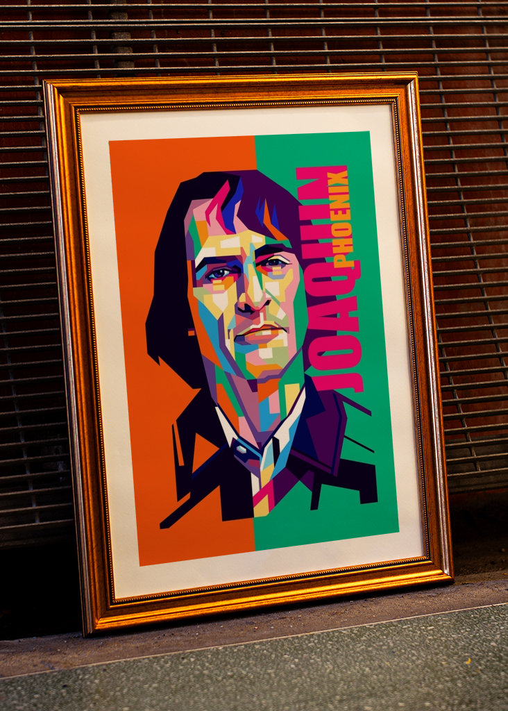 Joaquin Phoenix Pop Art Syle Poster von Cholik Hamka | Printler