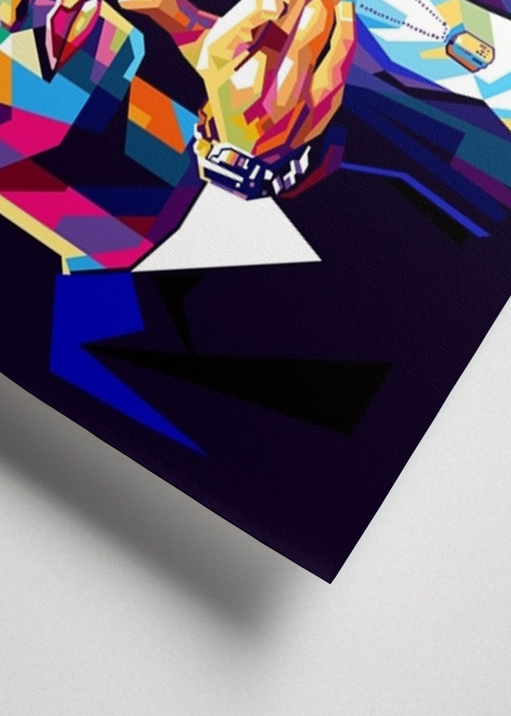 Rappers Legend Pop Art Style Poster von Cholik Hamka | Printler